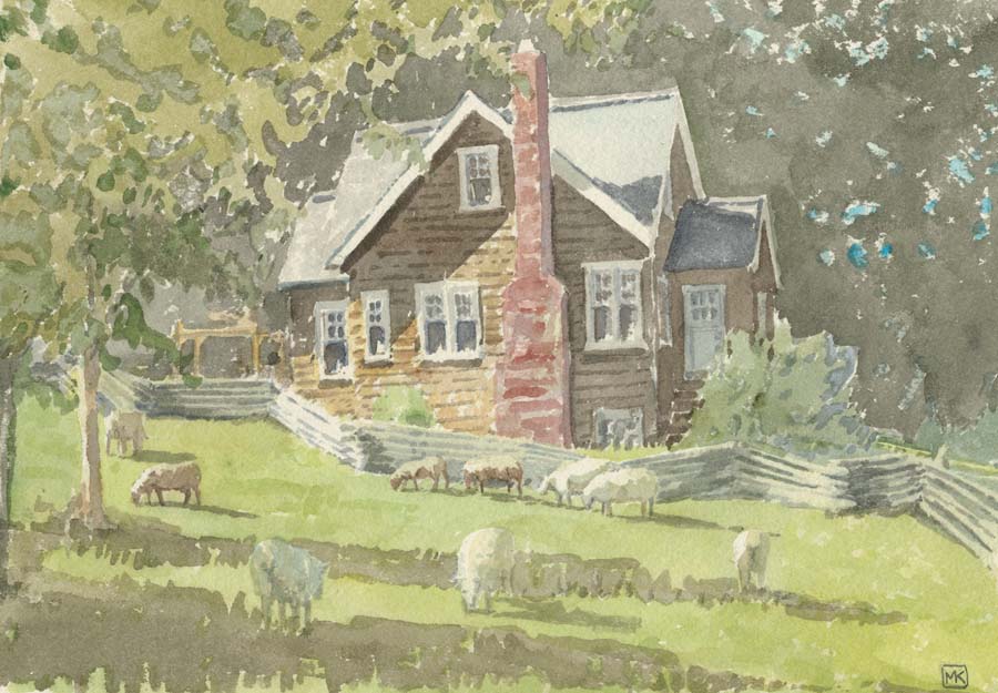 Vanishing B.C. Saltspring Island paintings